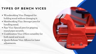 What Is a Bench Vice? A Comprehensive Guide for Beginners | PDF