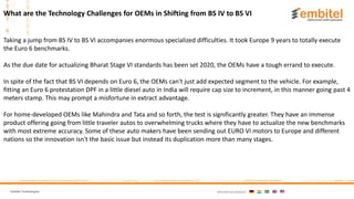 What is Bharat Stage VI | BS 6 Norms in Emission Control | PPTX