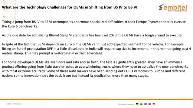 What is Bharat Stage VI | BS 6 Norms in Emission Control | PPTX ...