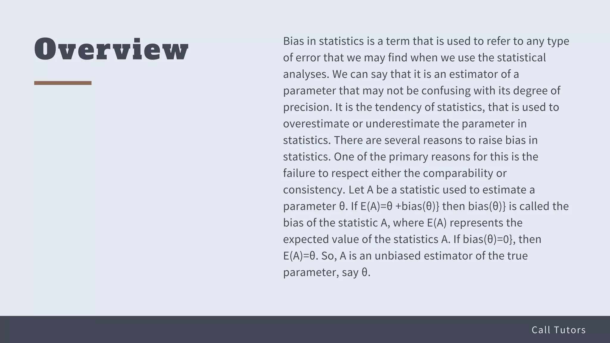 What is bias in statistics its definition and types | PPTX
