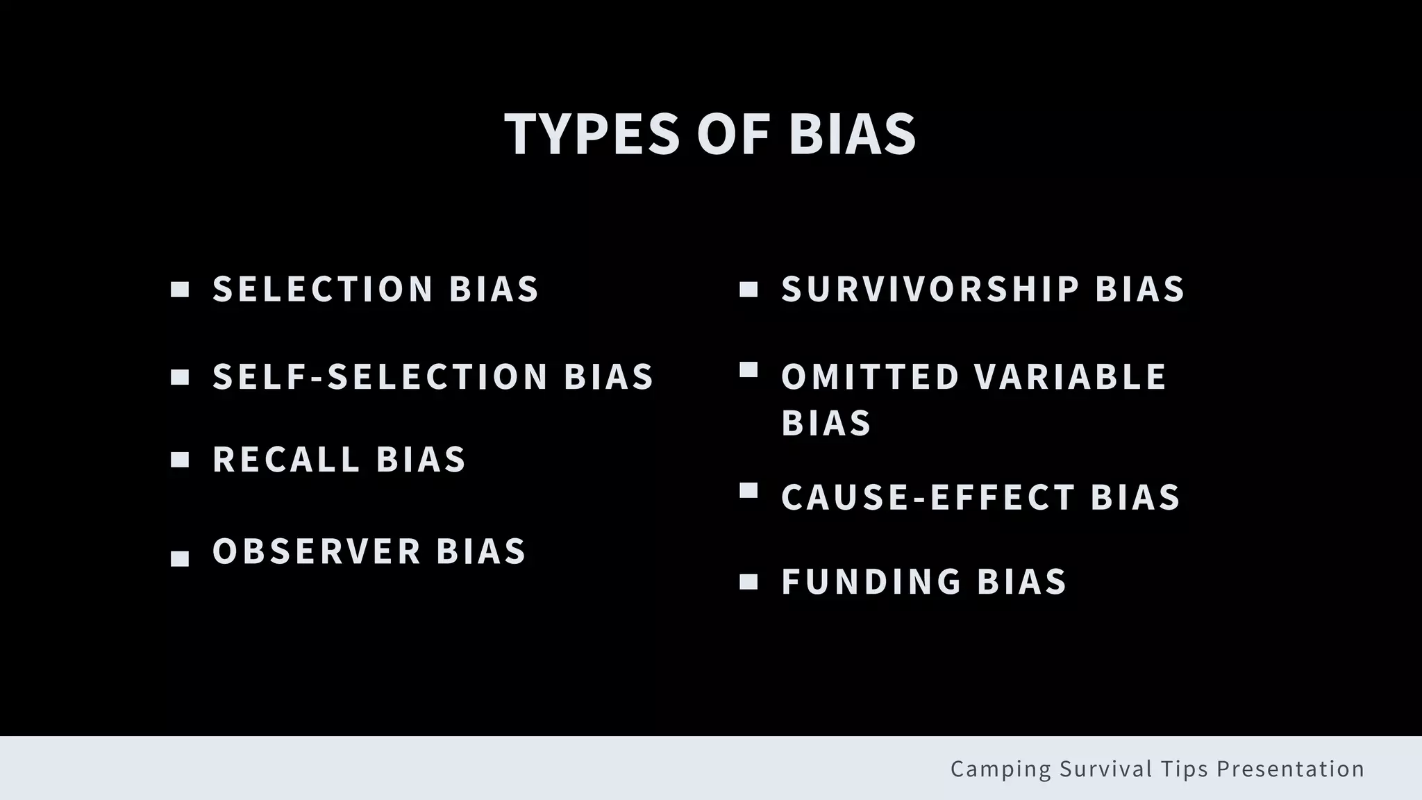 What is bias in statistics its definition and types | PPTX