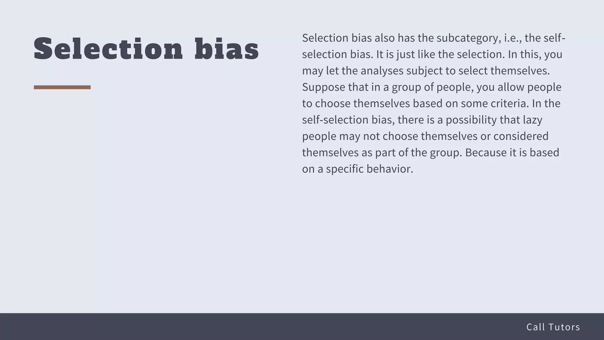 What is bias in statistics its definition and types | PPTX