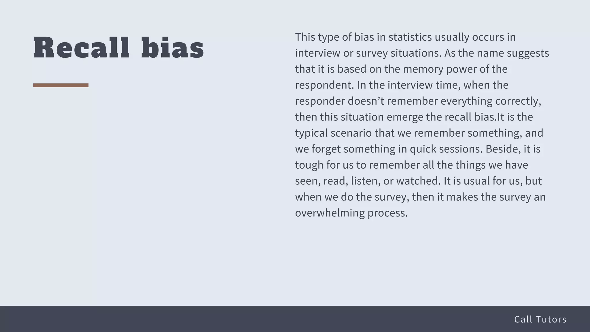 What is bias in statistics its definition and types | PPTX