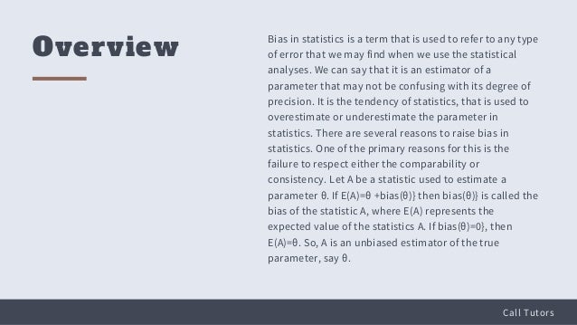 What Is Bias In Statistics Its Definition And Types