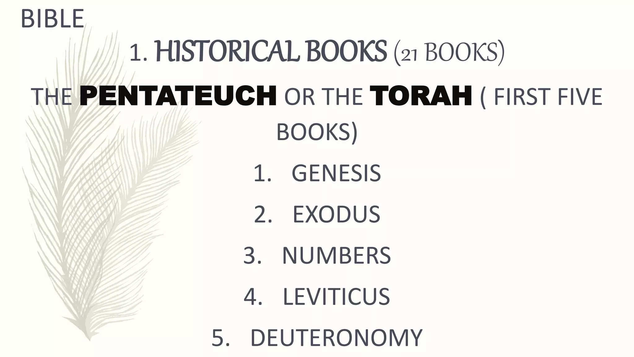 THE ROMAN CATHOLIC BIBLE | PPTX