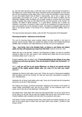 What is bid'ah | PDF