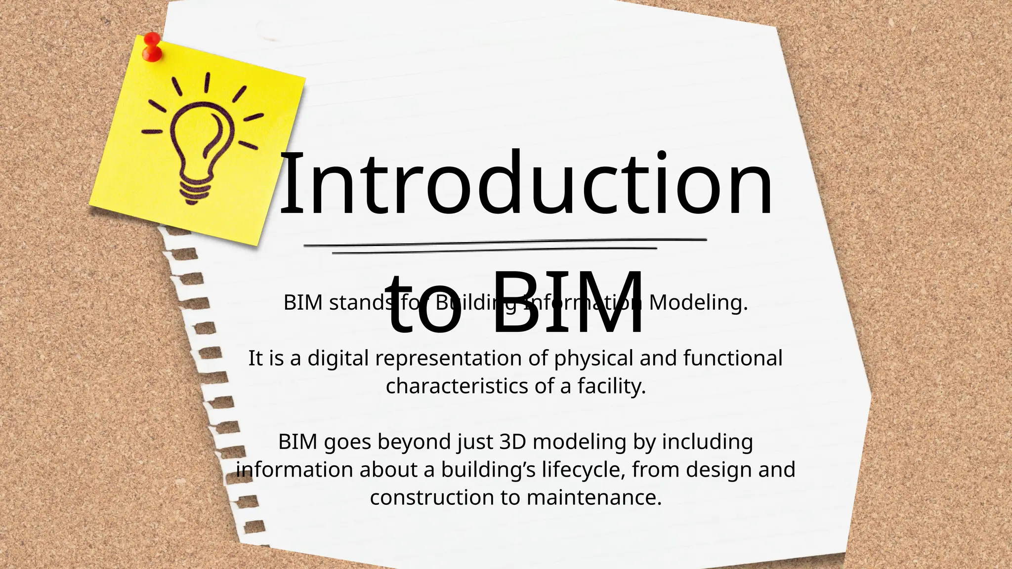 What is BIM ? and How BIM help in construct project? | PPT