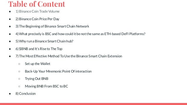 What is binance smart chain the informative guide for beginners | PDF