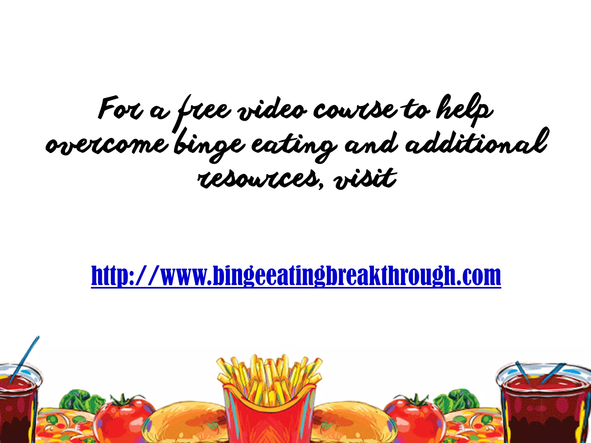 What is Binge Eating Disorder | PDF