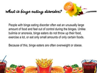 What is Binge Eating Disorder | PDF