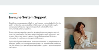 What is Biocidin Used For? | PPTX