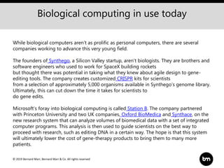 What is Biological Computing And How It Will Change Our World | PPTX