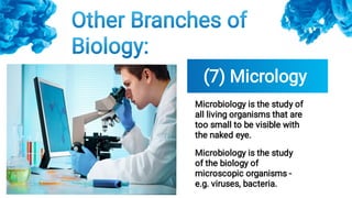 what is biology and its branches for Learners.pdf