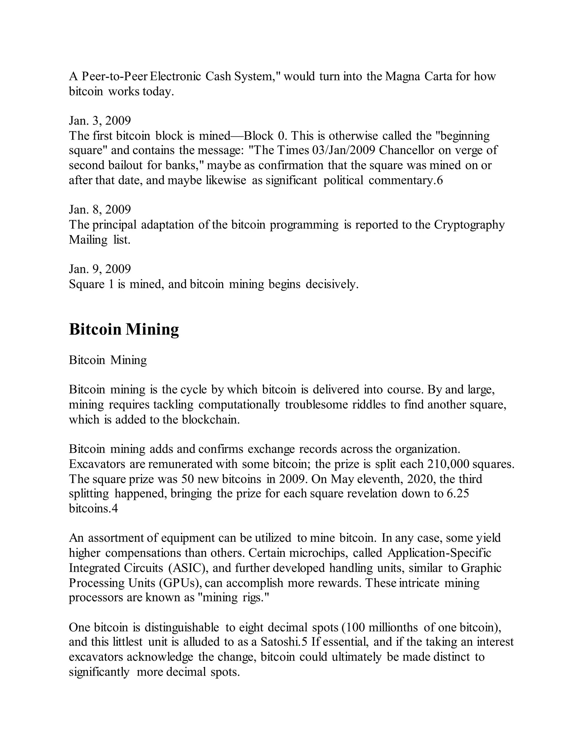 What is bitcoin? | PDF