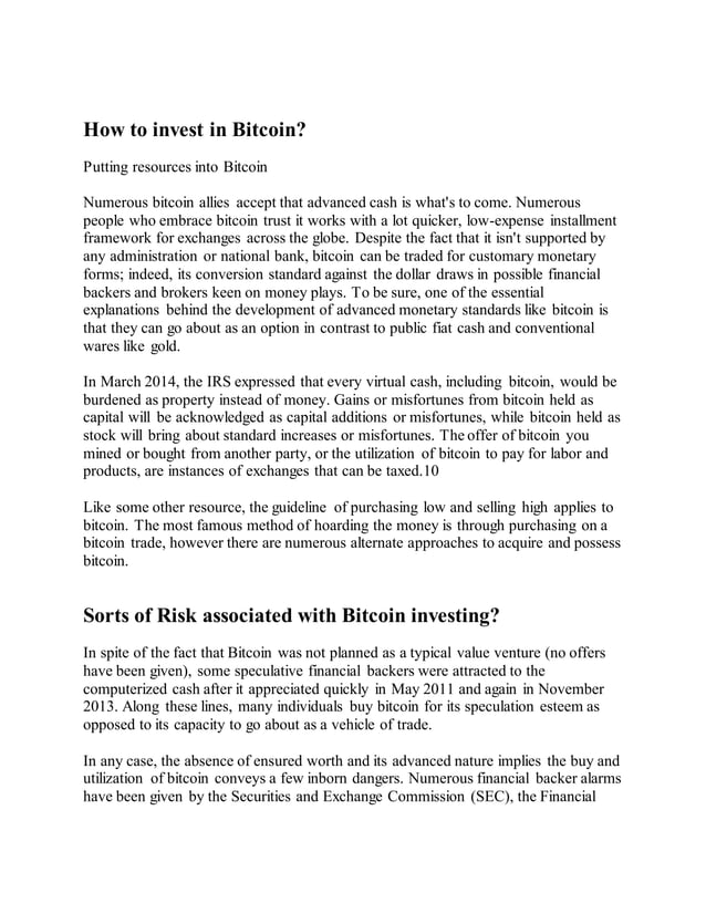 What is bitcoin? | PDF