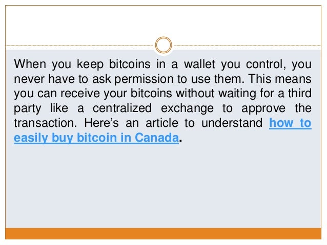 What is Bitcoin — How To Easily Buy Bitcoin In Canada? | PPT