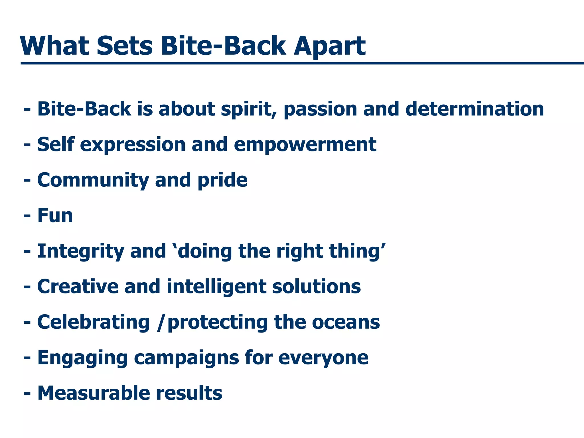 What Is Bite-Back? | PPT