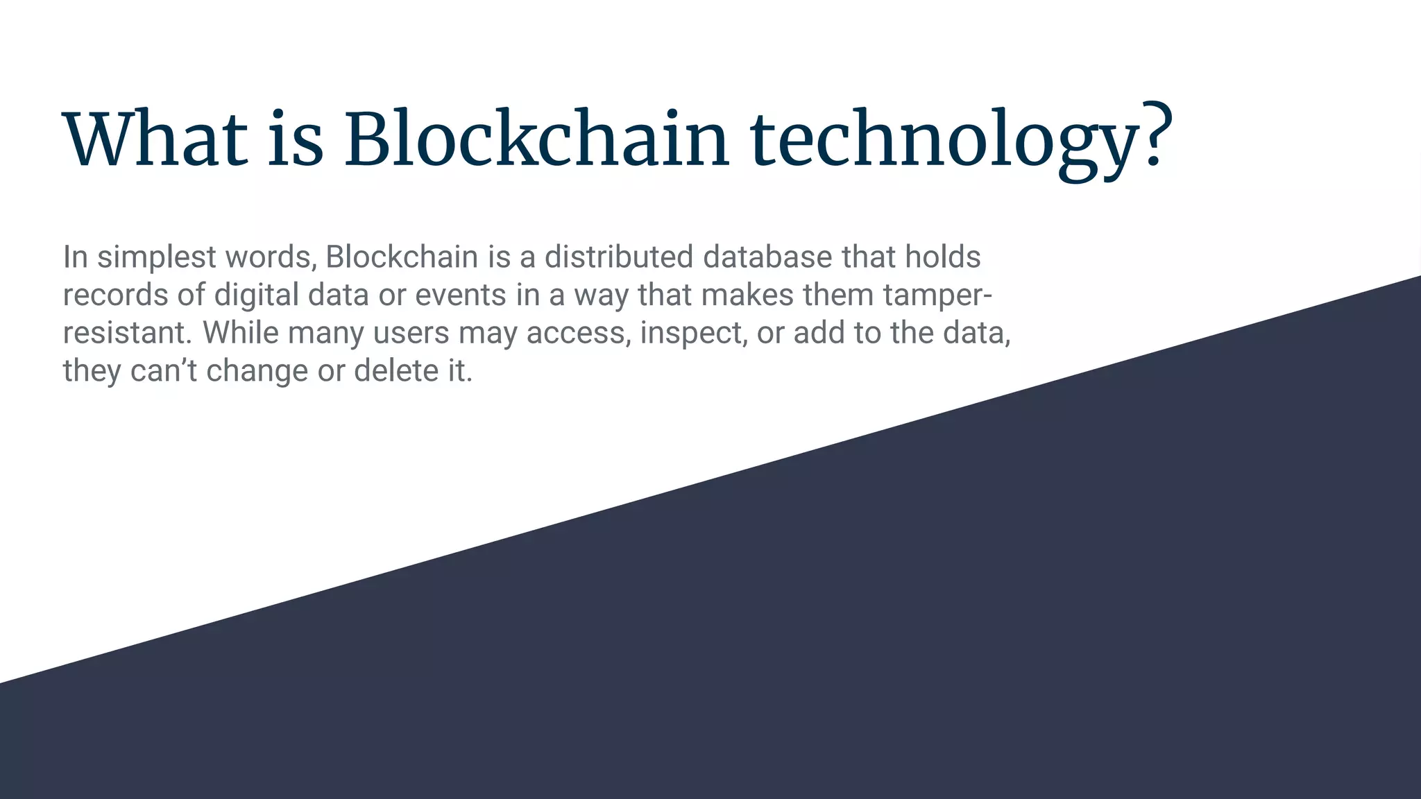What is blockchain beyond cryptocurrencies - 16 use cases | PPTX