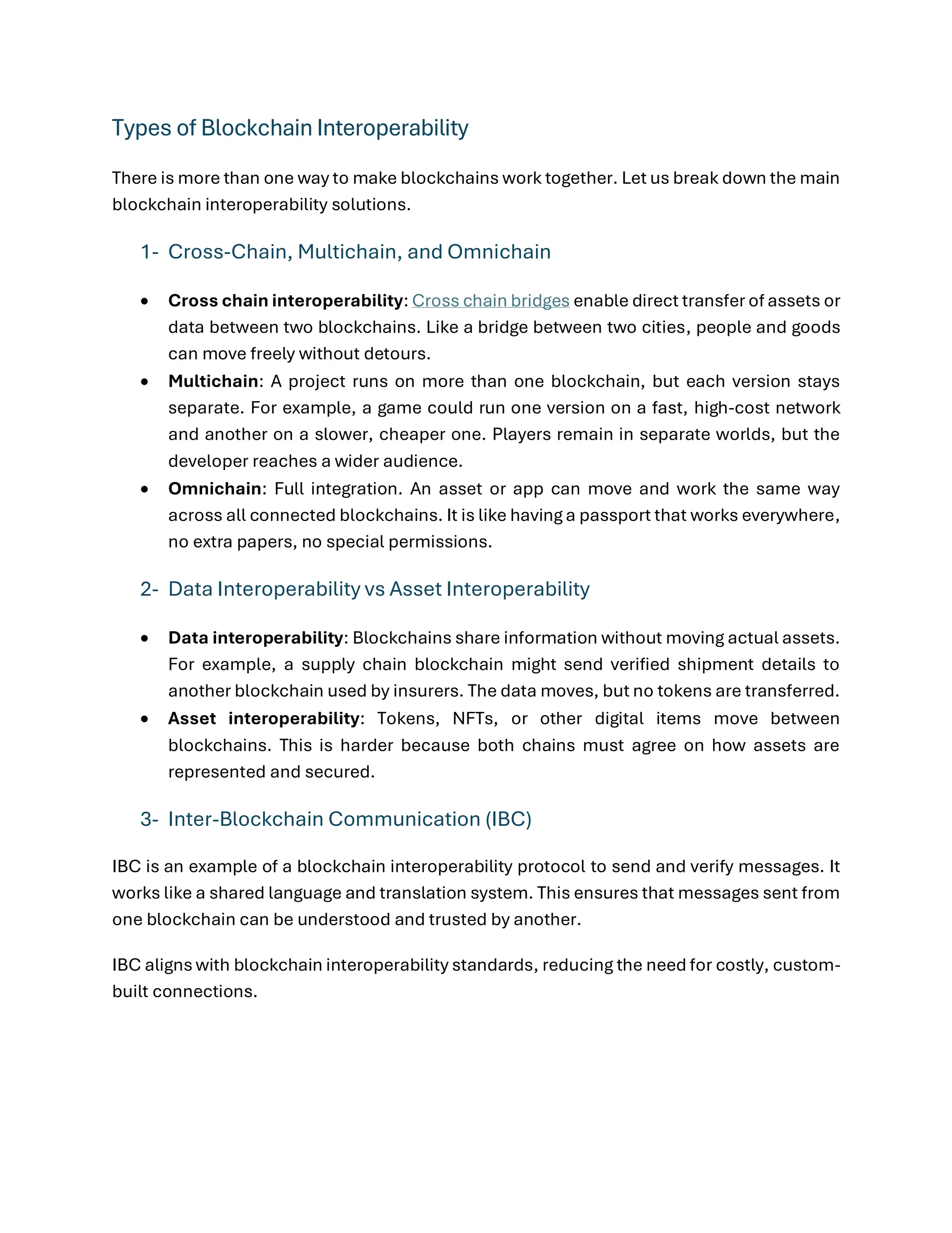 Blockchain Interoperability Explained – Types, Benefits, and Future | PDF