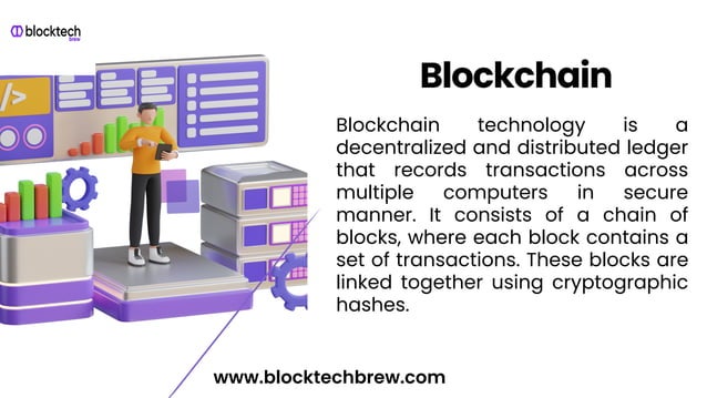 Develop Blockchain App - Blocktech Brew | PPT