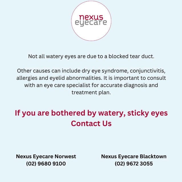 What is Blocked Tear Duct - Nexus Eye Care.pdf