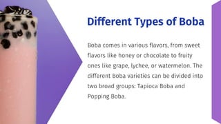 What is Boba And How to Use It? | PPTX
