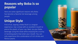 What is Boba And How to Use It? | PPTX