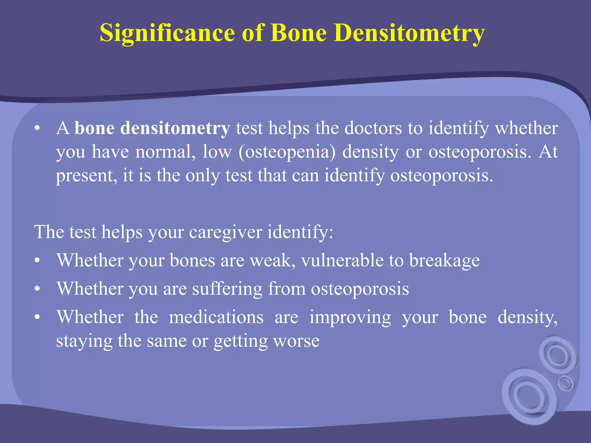 What is bone densitometry | PPTX