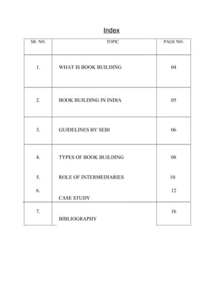 What is book building | PDF