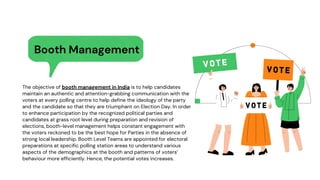 What Is Booth Management In Election? | PDF