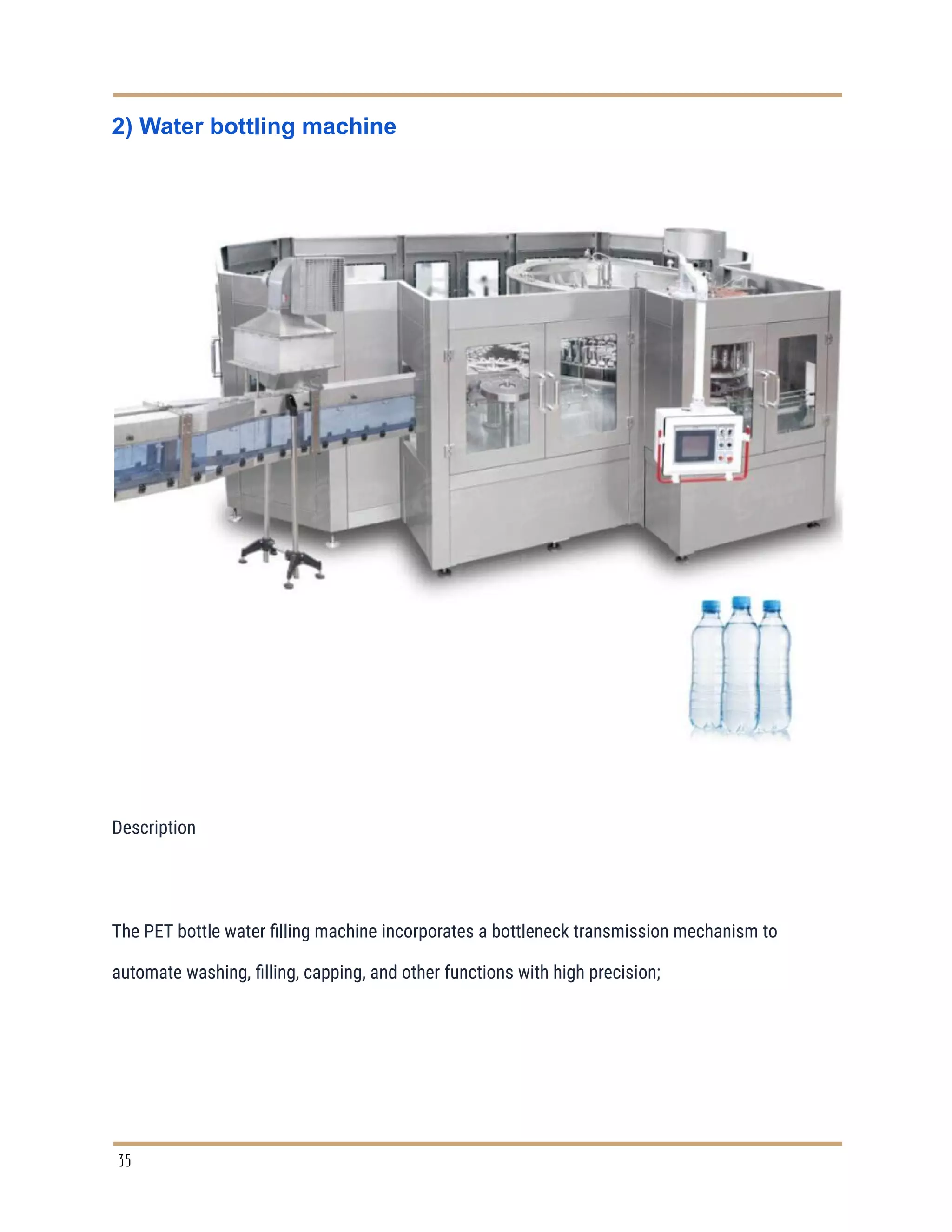 What is bottled water production process flow chart | PDF