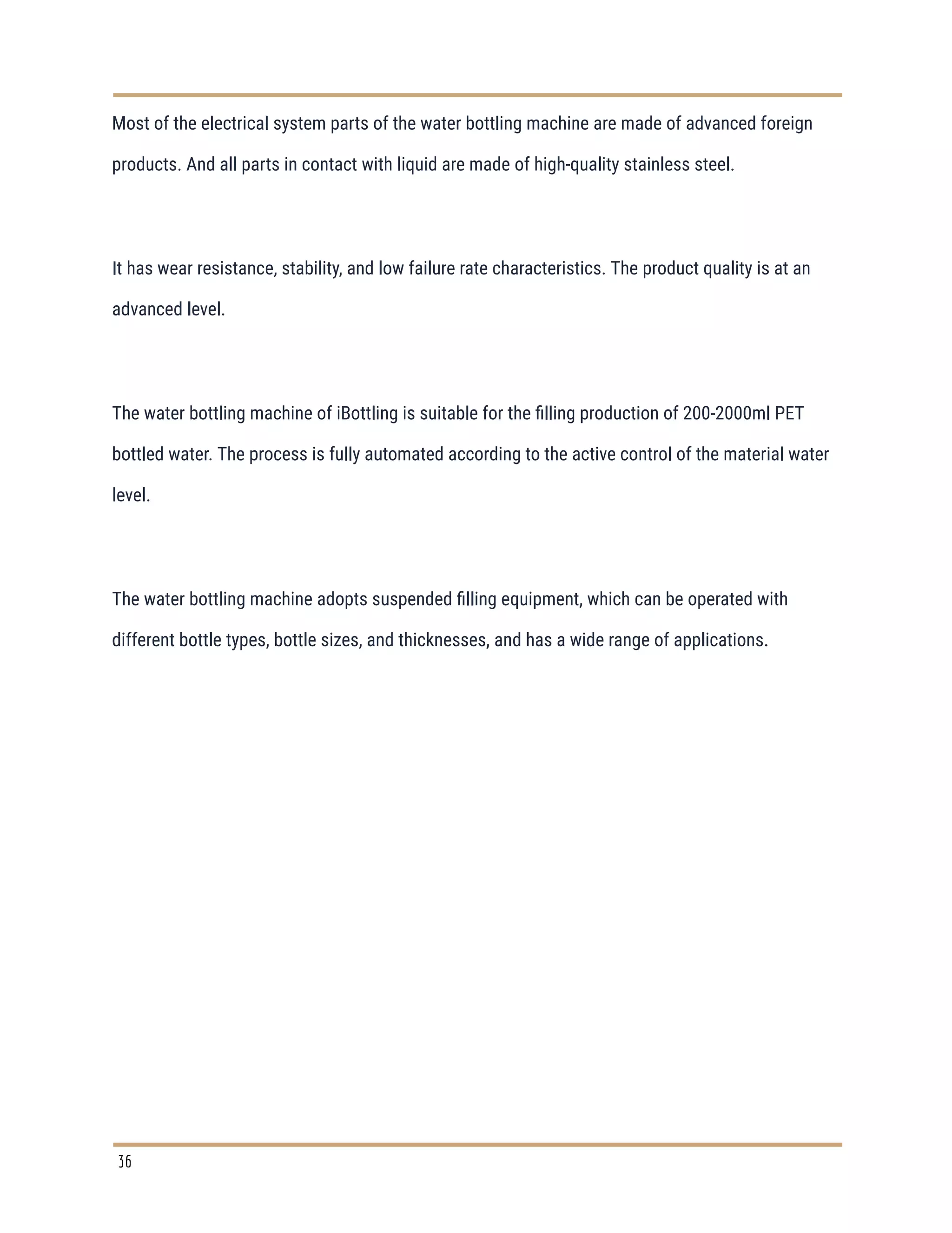 What is bottled water production process flow chart | PDF