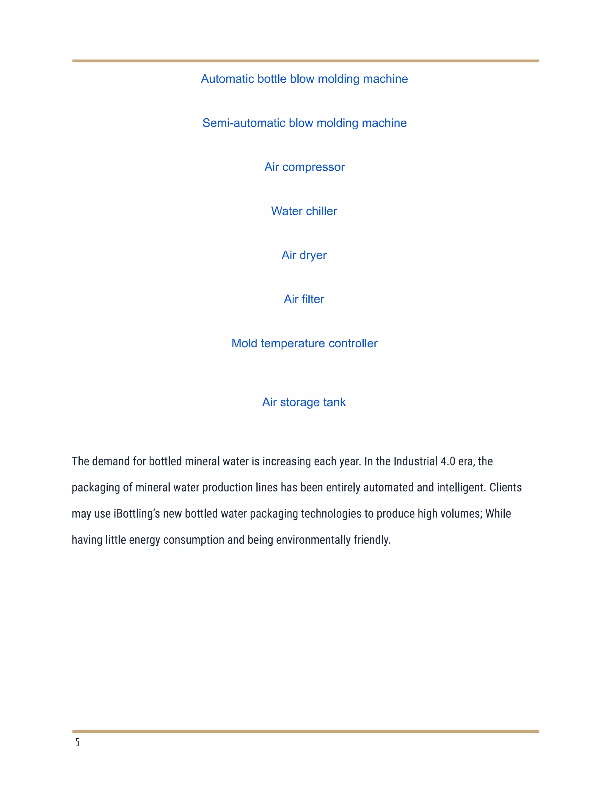 What is bottled water production process flow chart | PDF