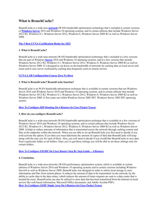 What is BranchCache.pdf