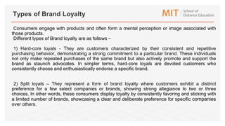 What is Brand Loyalty in Marketing Management | PPTX