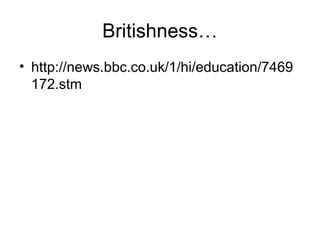 What is Britishness? | PPT