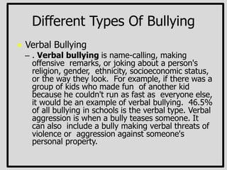 What is bullying | PPTX