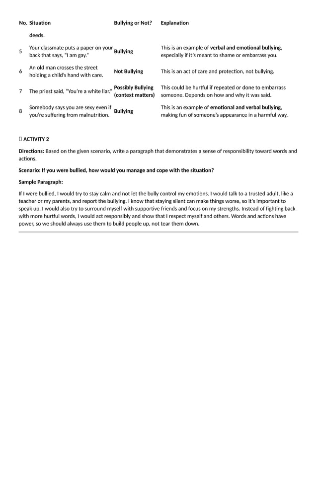 💢 What Is Bullying English 10 Notes.docx