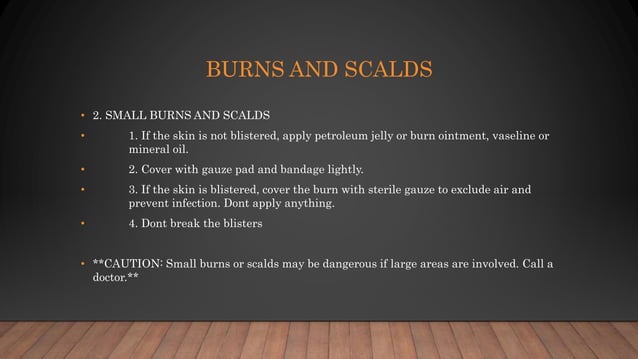 What is burn and scalds | PPTX
