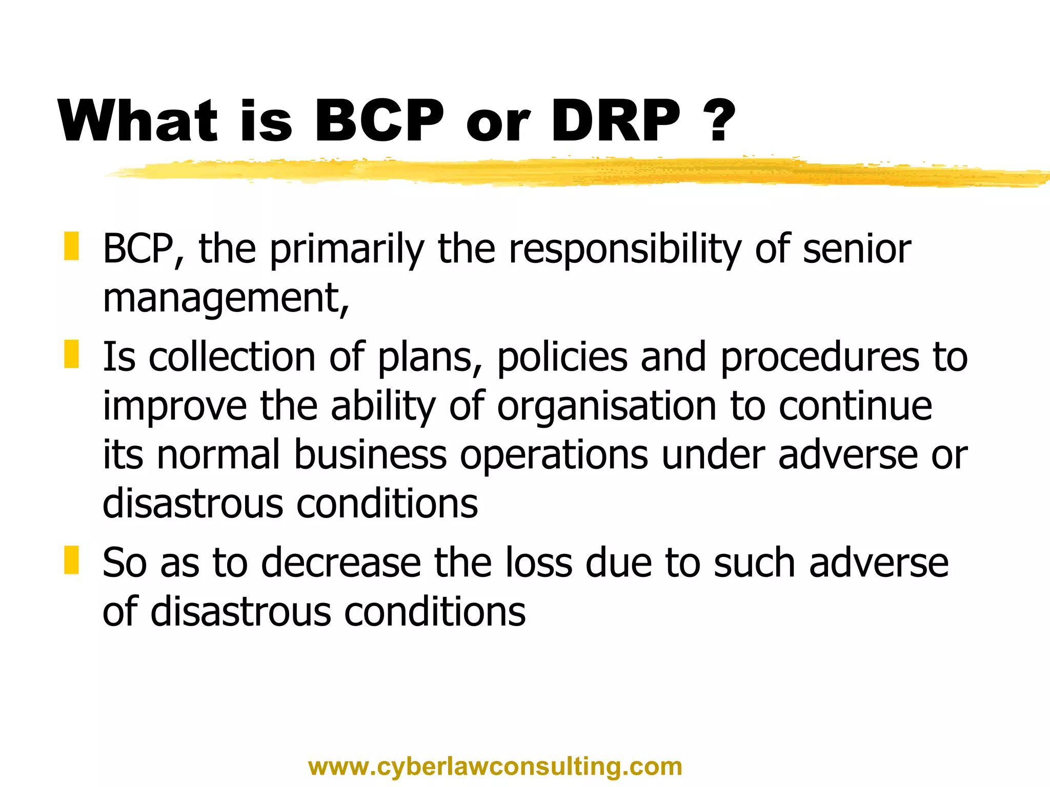 What is business continuity planning-bcp | PPT