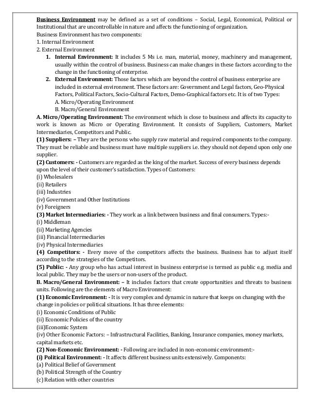 What Is Business Environment what-is-business-environment
