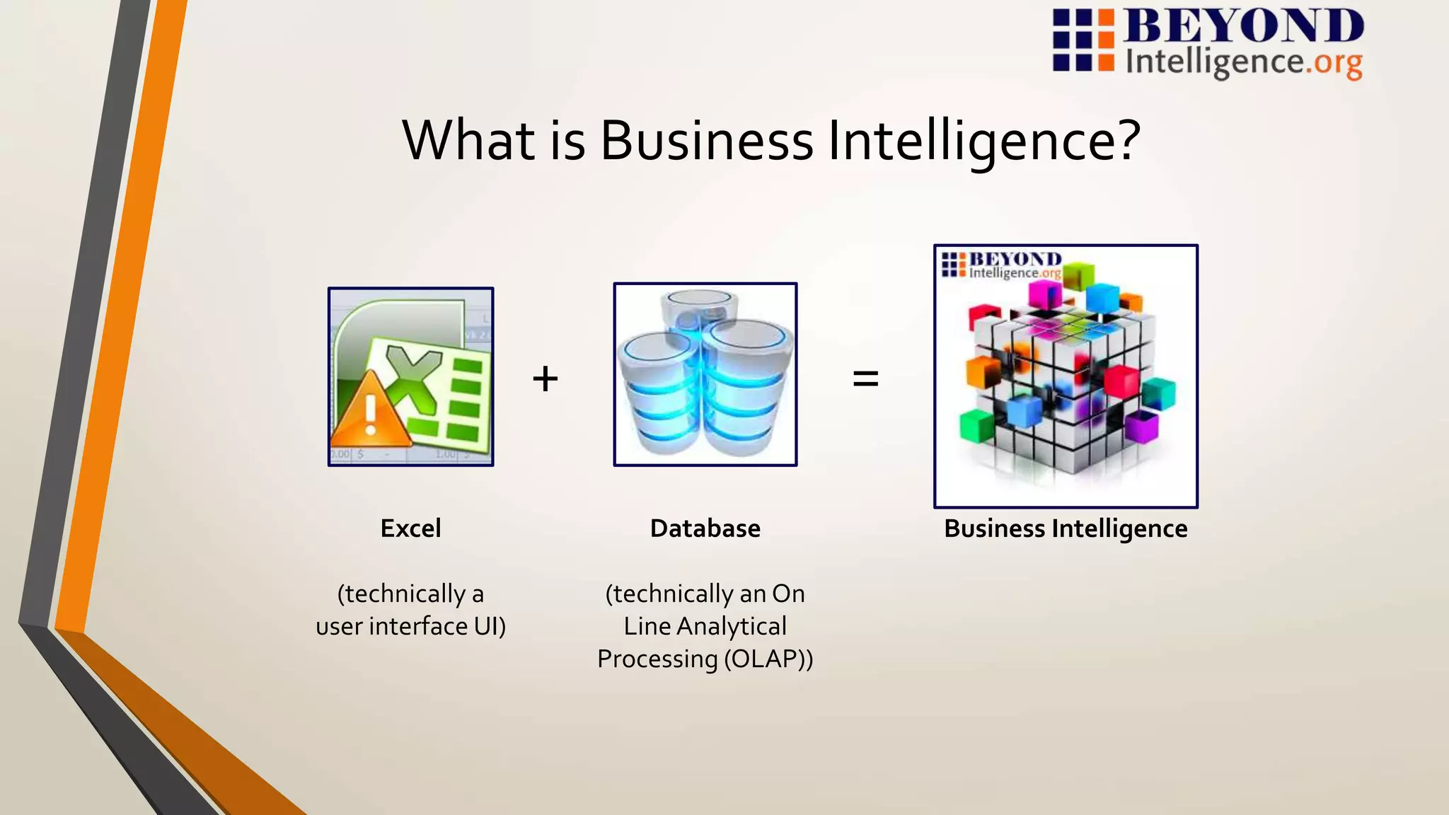 What is business intelligence | PPTX | Databases | Computer Software and Applications