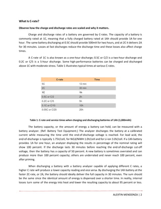 What is C-Rate? | PDF