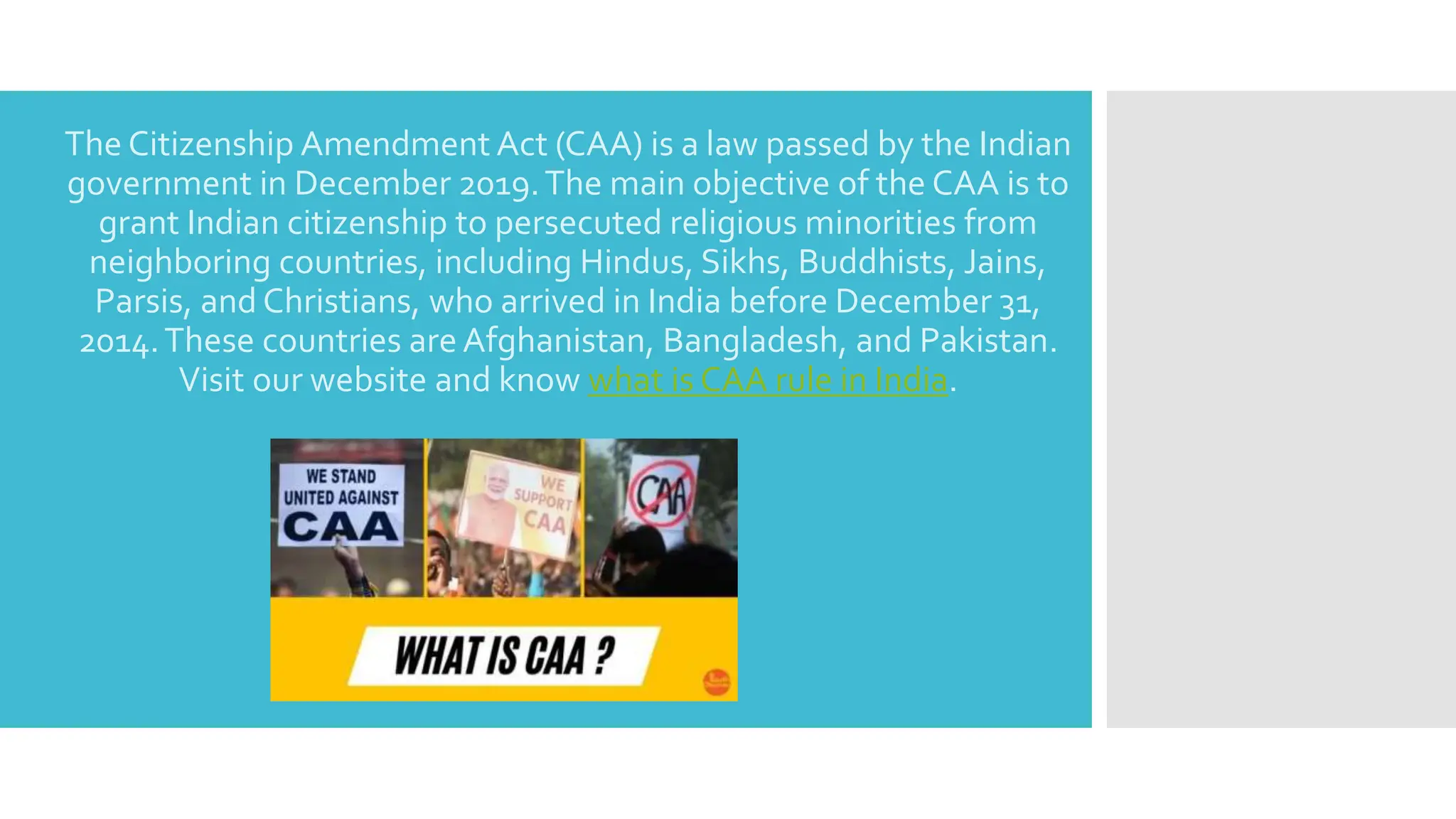 What is CAA Rule in India .pptx | Hinduism | Religion & Spirituality