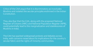 What is CAA Rule in India .pptx