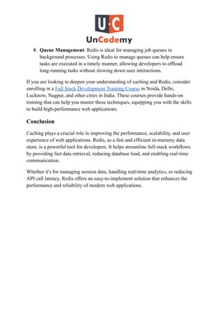 What Is Caching, and How Does Redis Improve Full Stack Developer ...