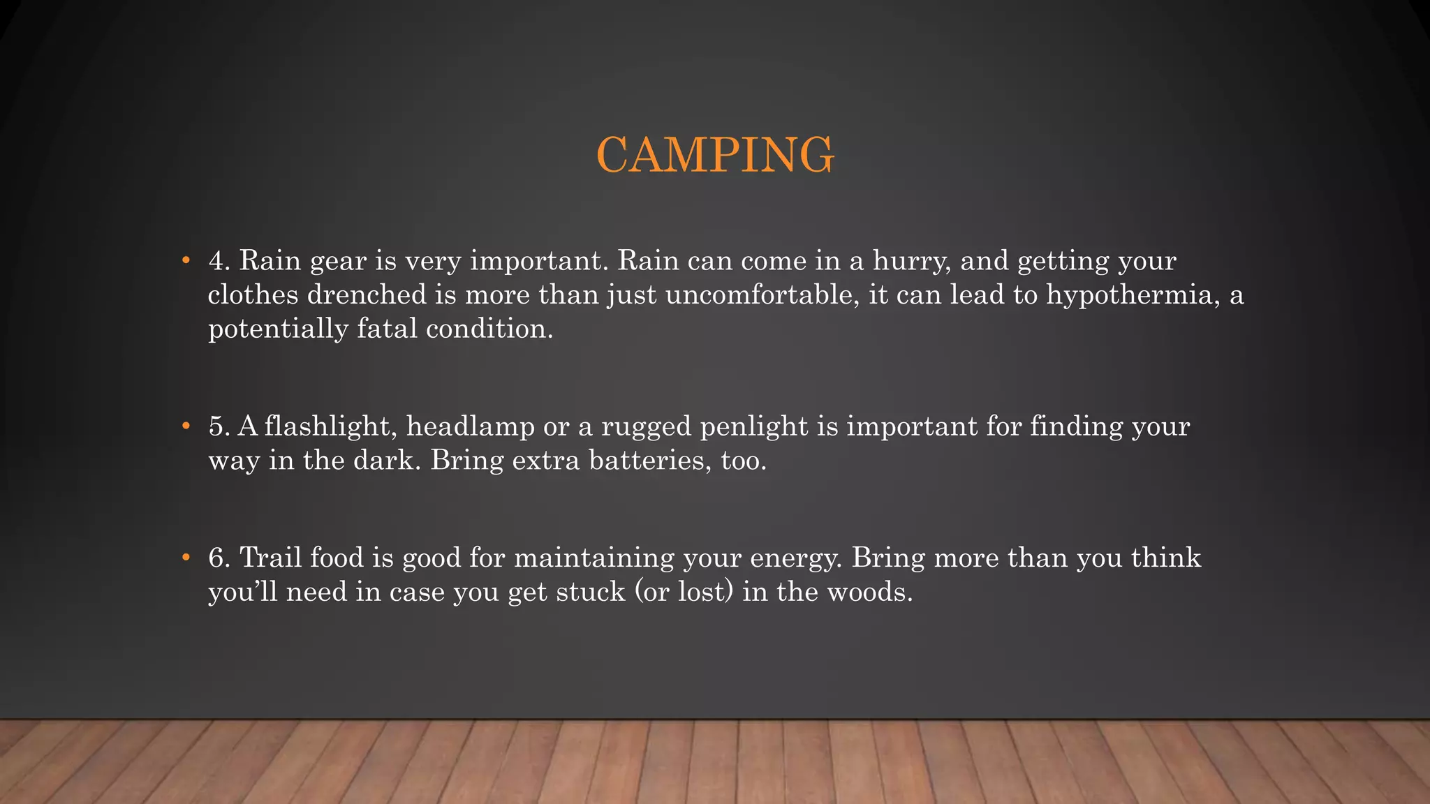What is camping | PPTX