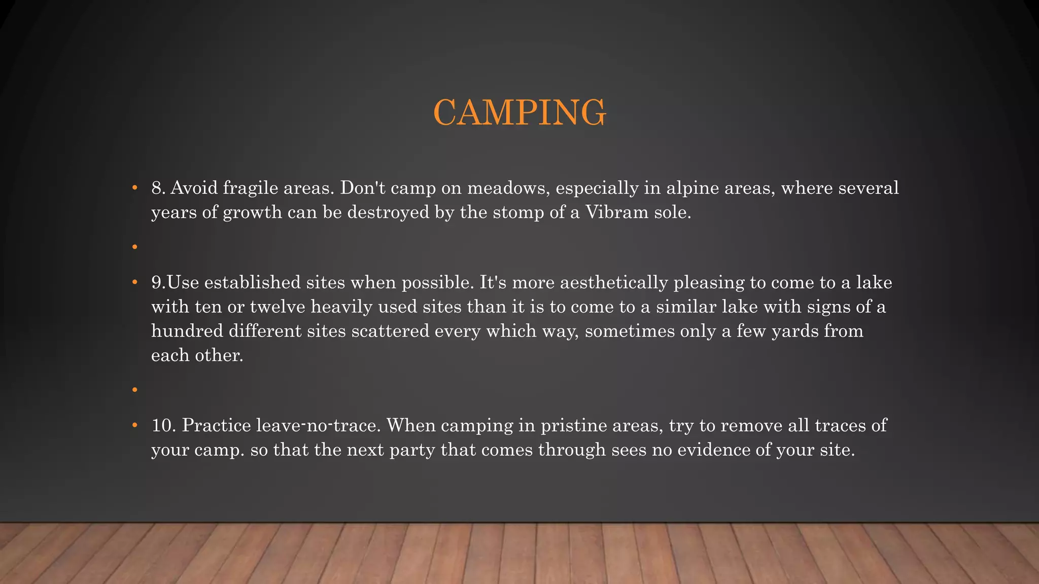 What is camping | PPTX