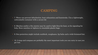 What is camping | PPTX
