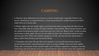 What is camping | PPTX